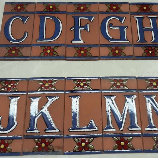 Ceramic Letters - Etsy