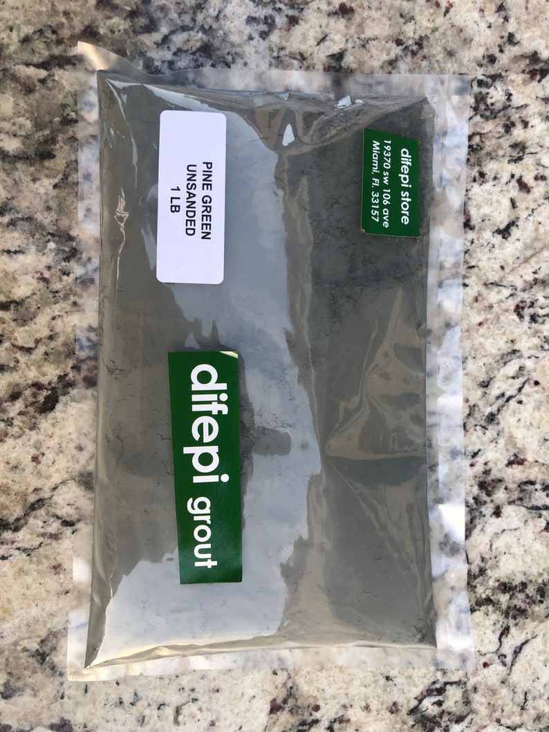 GREEN Grout- (sanded/unsanded Grout) Variety Pack 4 Colors- 4 Pounds ...