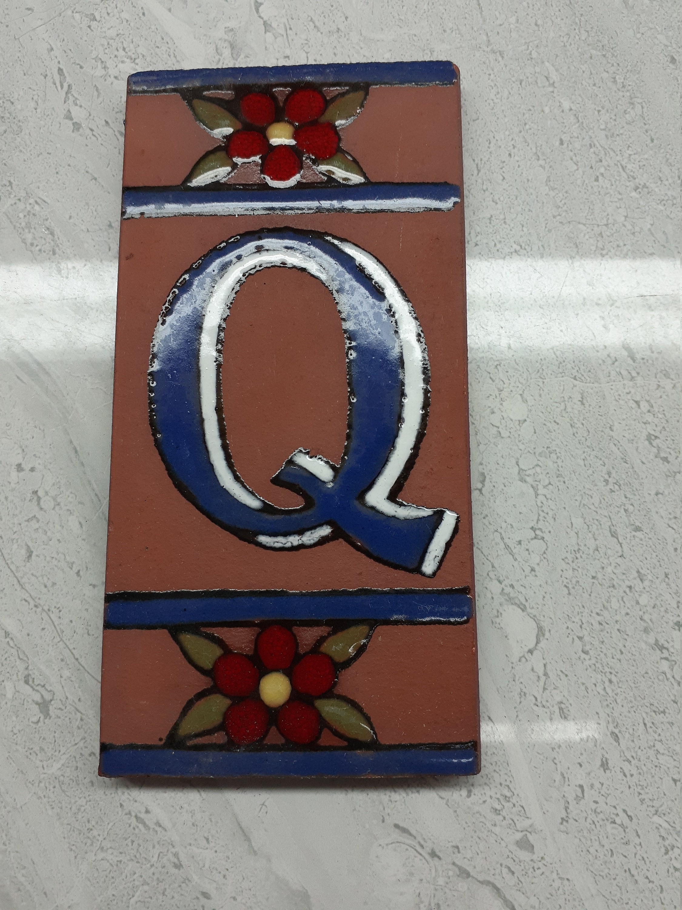 CLAY HOUSE Letters-_ceramic Tile (3X5 1/2) - Etsy