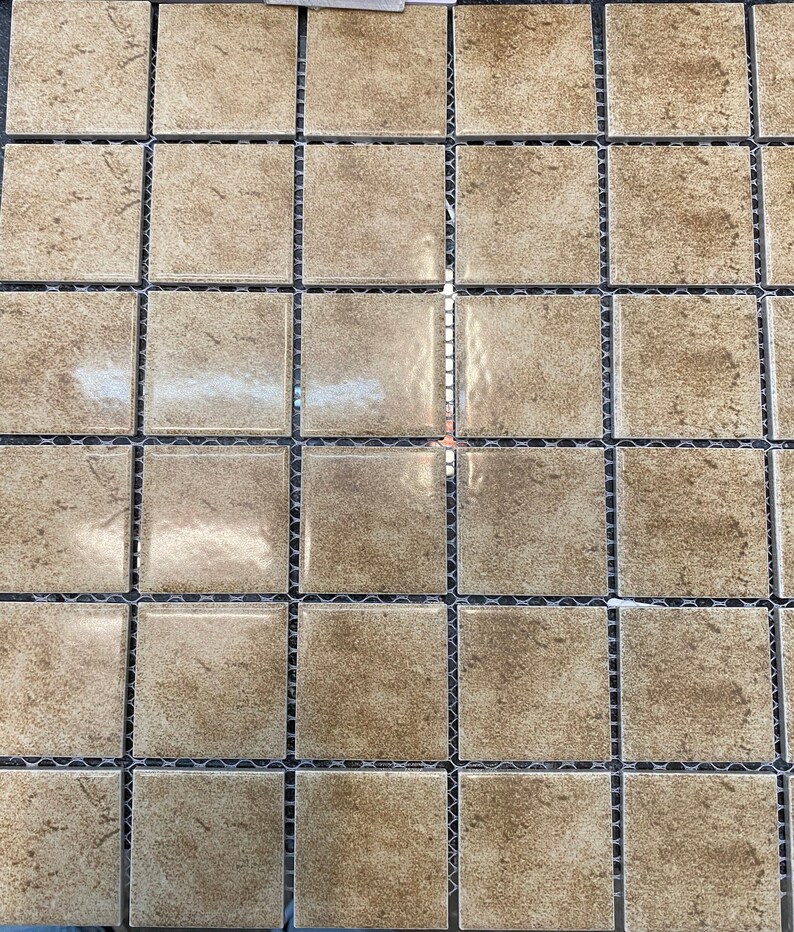 Shower Mosaic Floor and Wall Tile 2x2x12 - Etsy