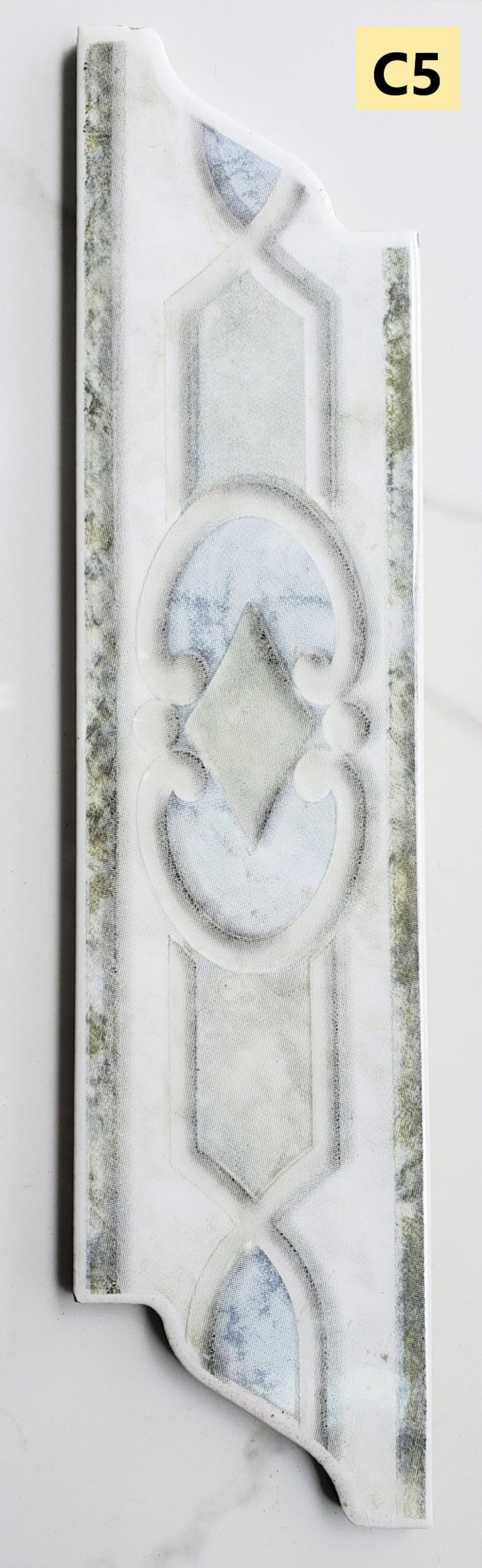 Listello Tile Mosaic Border Tumbled Kitchen Bath Wall Floor Backsplash ...