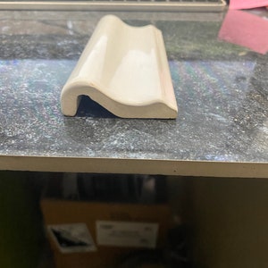Ceramic Tile- Bullnose Mud Cap Trim 2.5x 6 Bright White - Etsy