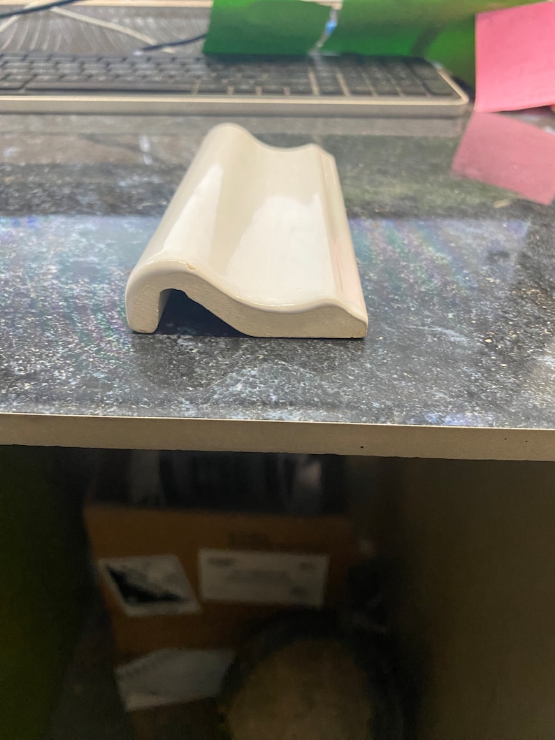 Ceramic Tile- Bullnose Mud Cap Trim 2.5x 6 Bright White - Etsy UK