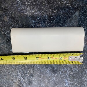 Mud Cap Bullnose- Trim 2x6 Inches (white-black -biscuit)-semi Gloss and ...