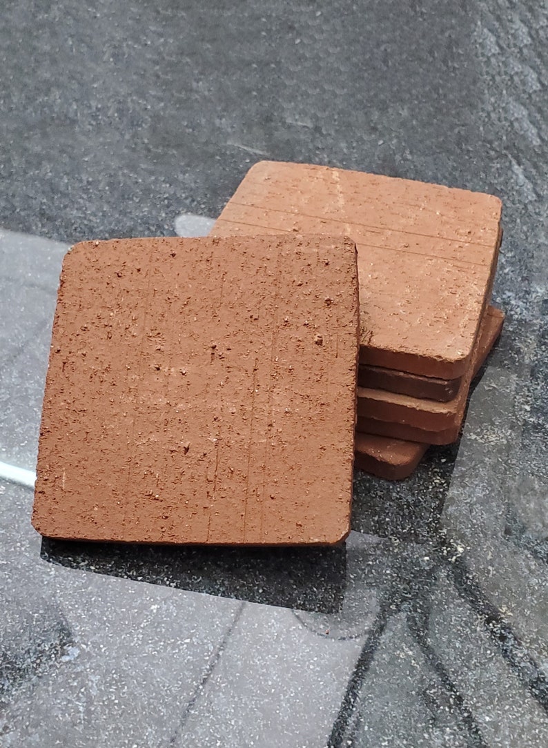 Rustic Quarry Tile 4x4 - Broken Rustic Quarry Tiles - Etsy