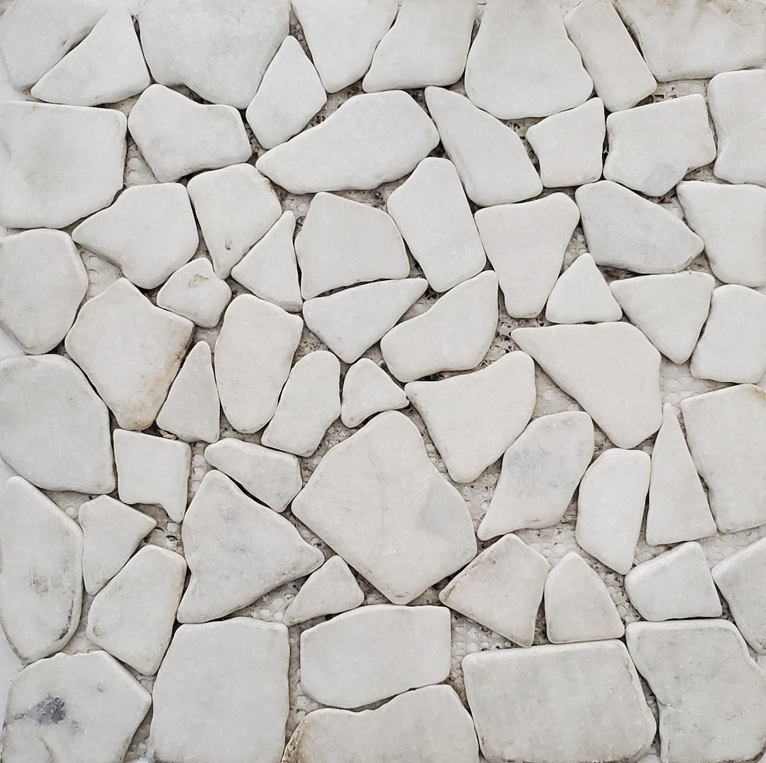 Pebbles Shower Tile-mesh-mounted Mosaic Tile -natural Stone Tile-floor ...