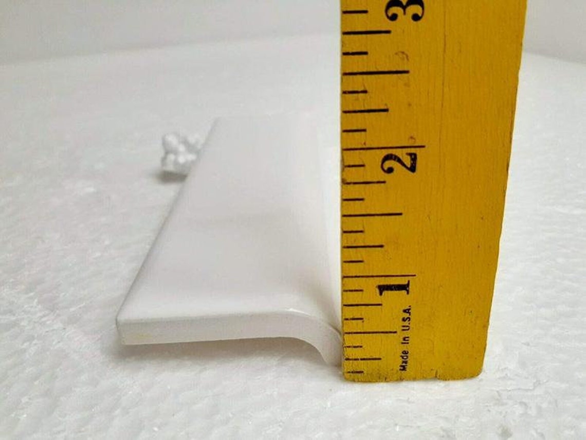 Mud Cap Bullnose- Trim 2x6 Inches (white-black -biscuit)-semi Gloss and ...