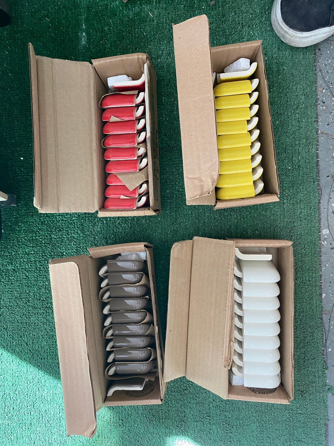 Corner Ceramic Radius Bullnose Wall Trim Tile 2 X 2white,yellow,red ...