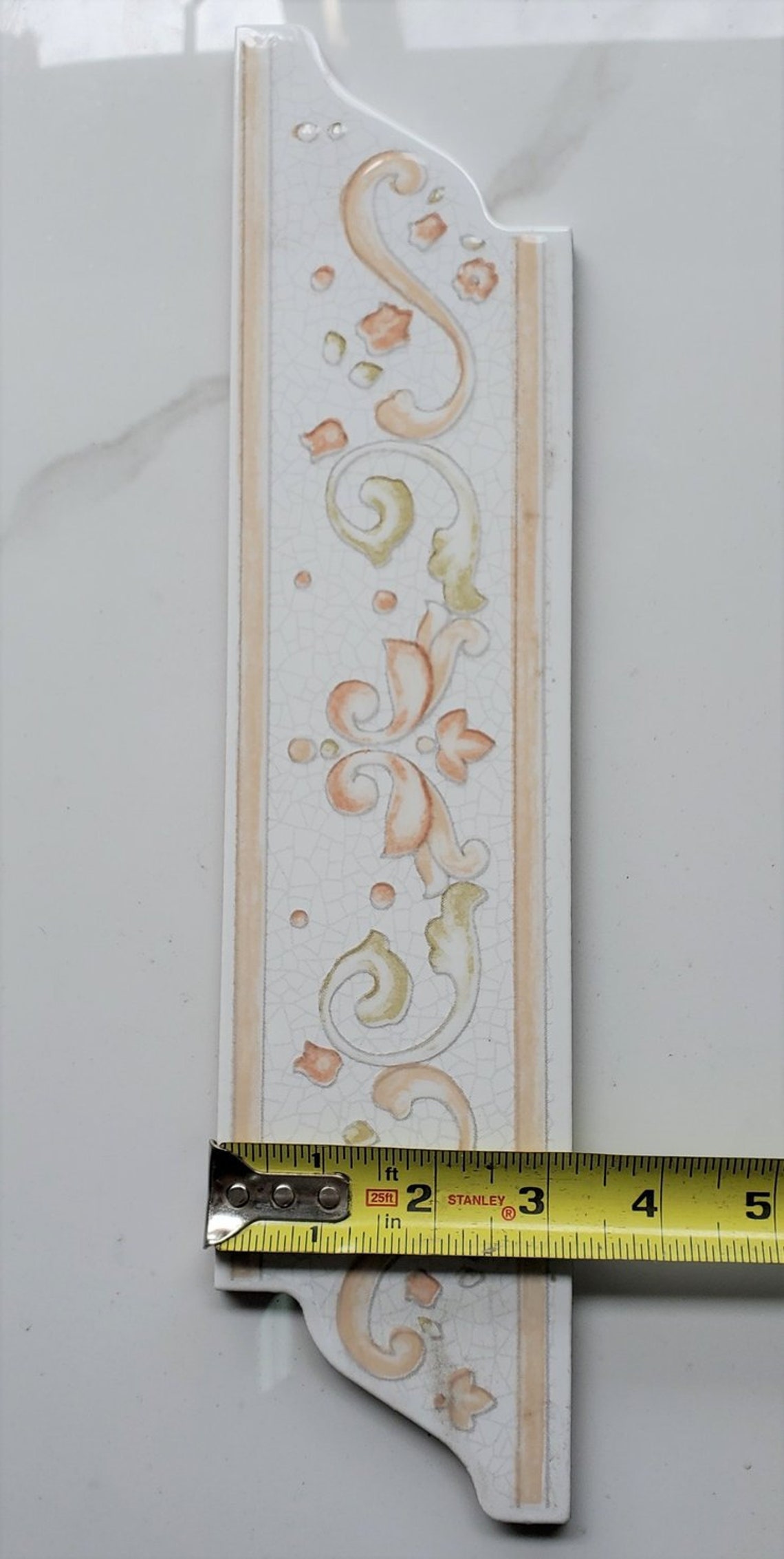 Listello Tile Mosaic Border Tumbled Kitchen Bath Wall Floor Backsplash ...