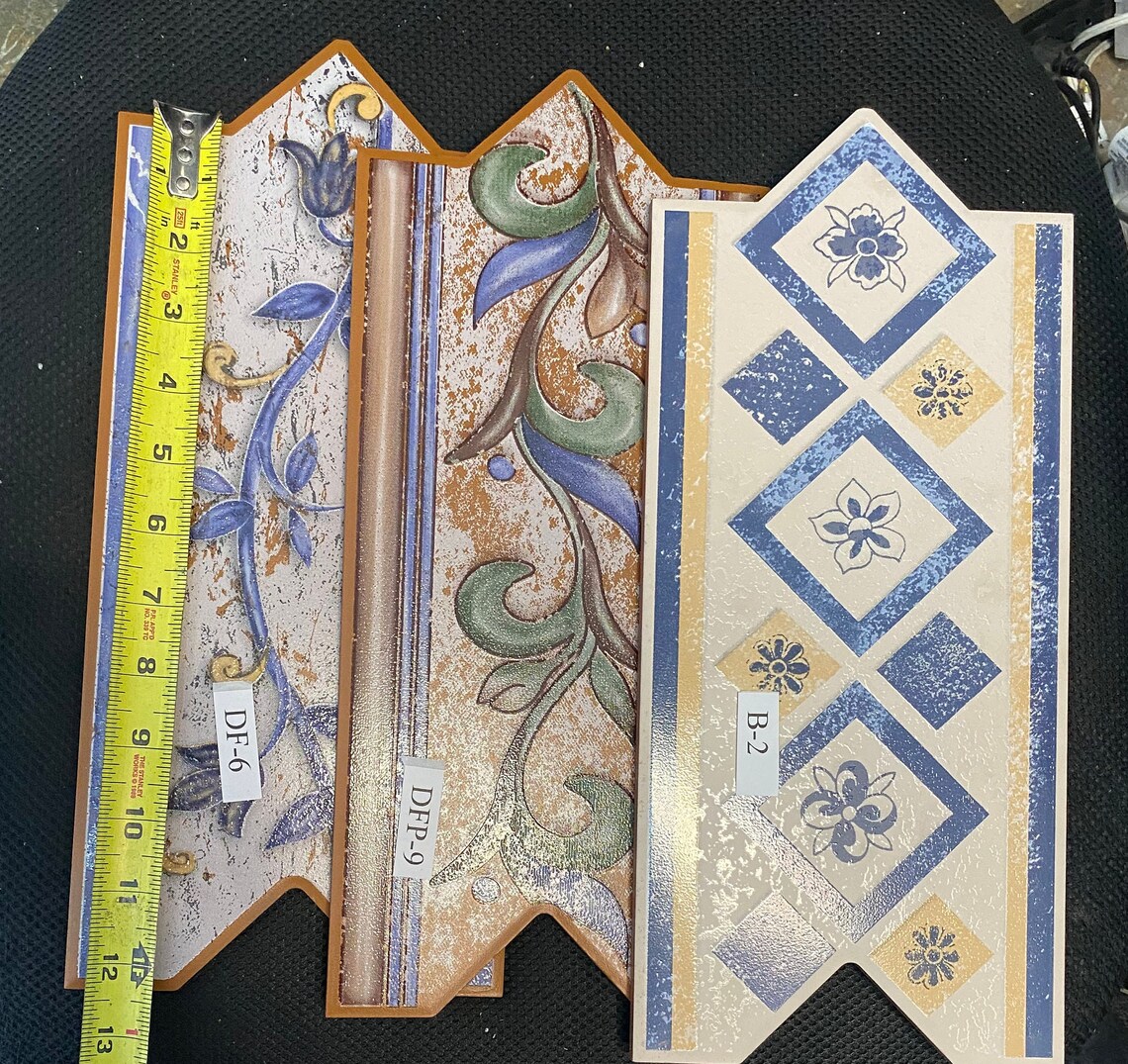 Ceramic Tile Border 6x12 Decorative Ceramic for - Etsy