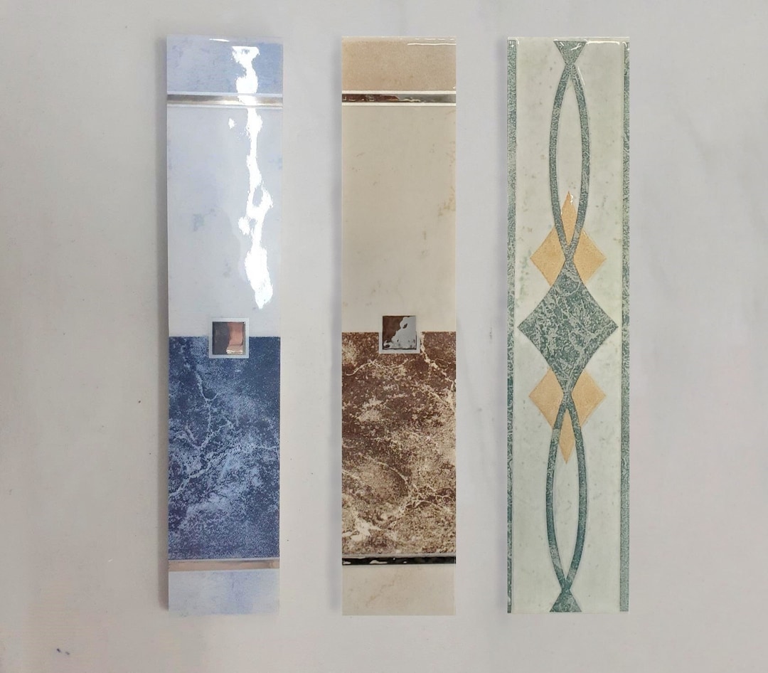 Listello Tile Mosaic Border Tumbled Kitchen Bath Wall Floor Backsplash ...