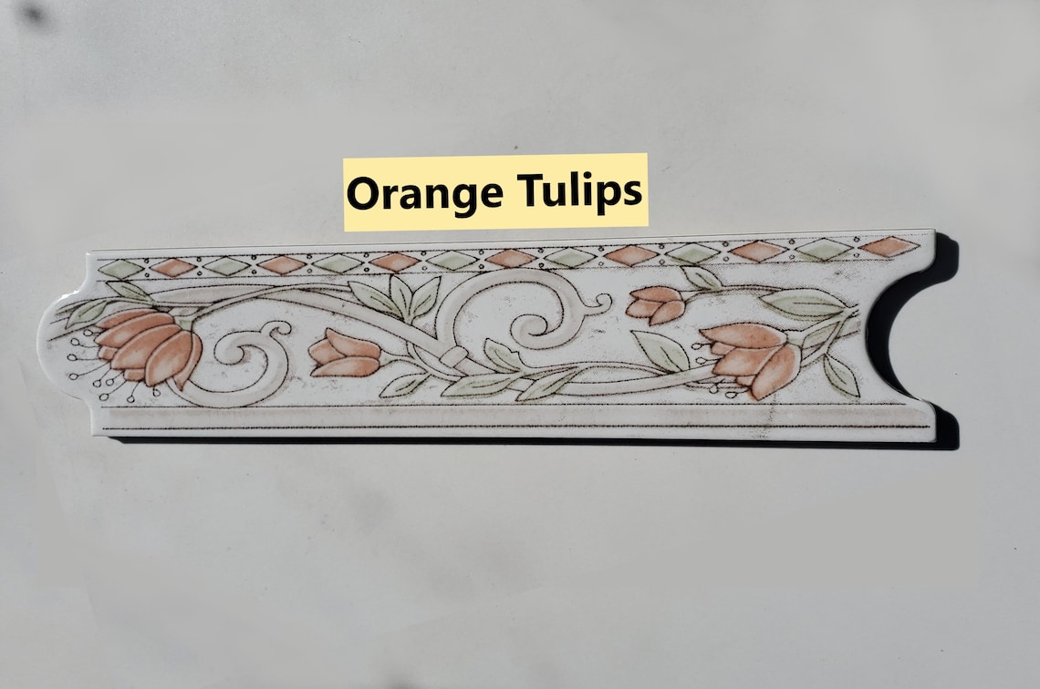 Decorative Ceramic Tile Trim 2.5 X10 Inches - Etsy