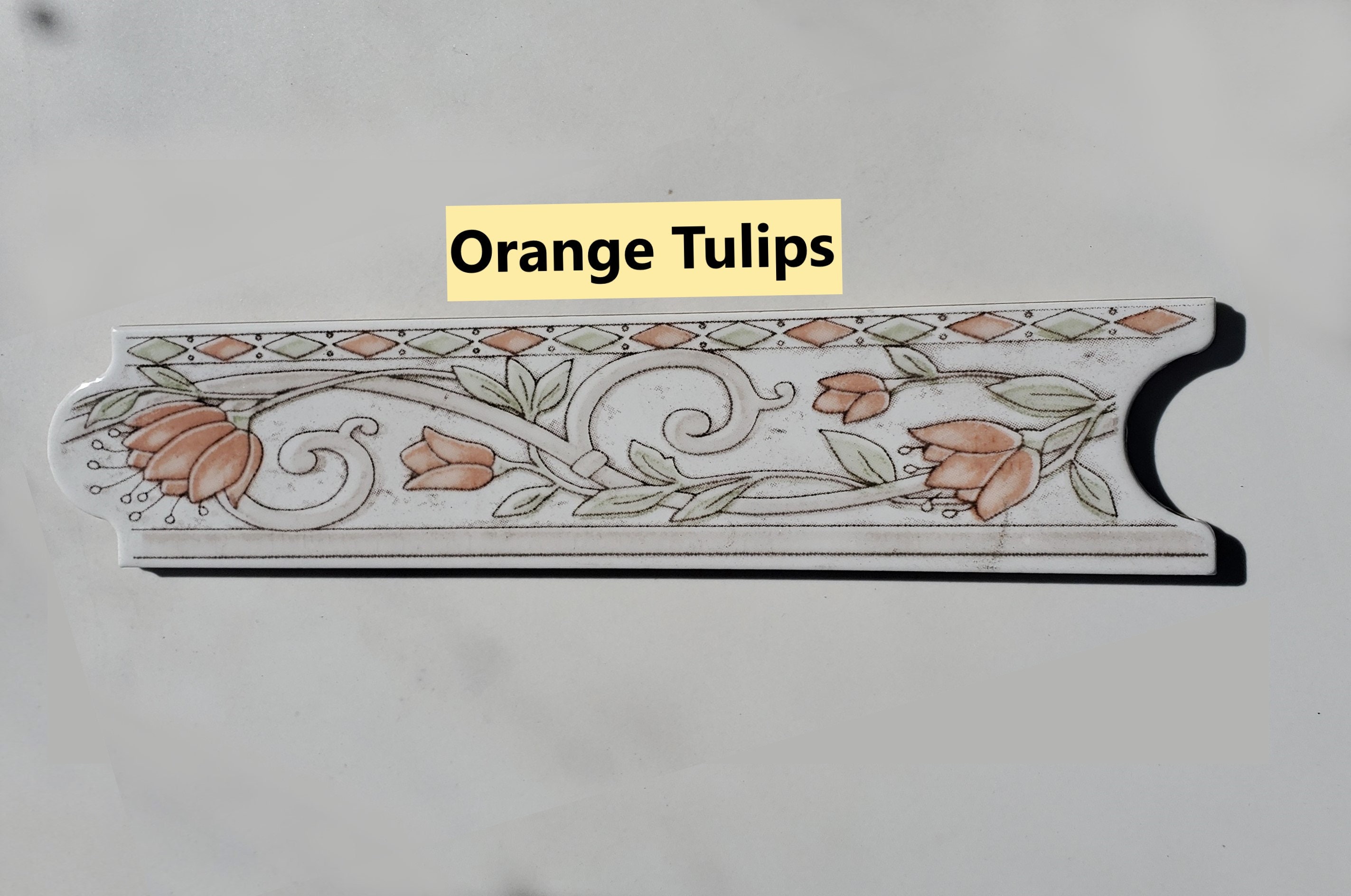 Decorative Ceramic Tile Trim 2.5 X10 Inches - Etsy