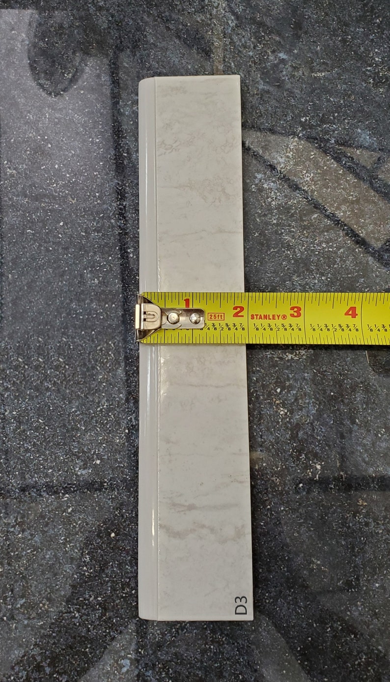 Bullnose -trim Molding 2" X 10"-ceramic Tile - Etsy