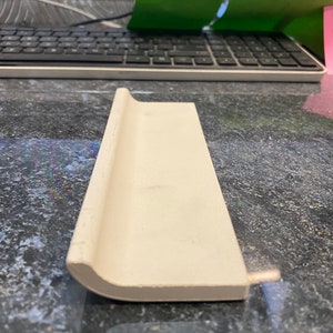 Mud Cap Bullnose- Trim 2x6 Inches (white-black -biscuit)-semi Gloss and ...