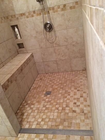 Shower Mosaic Floor and Wall Tile 2x2x12 desert Sand | Etsy