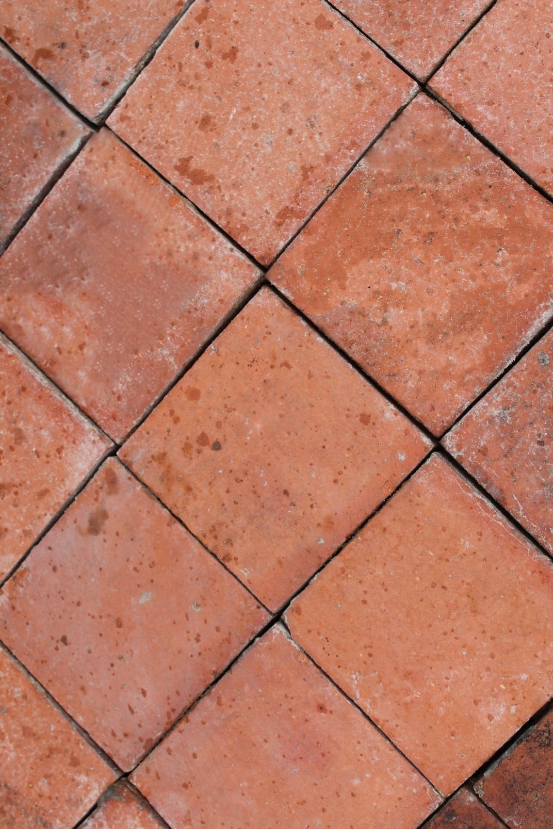 Rustic Quarry Tile 4x4 - Broken Rustic Quarry Tiles - Etsy