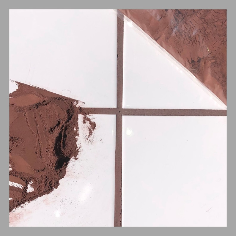 RED CLAY sanded grout/unsanded grout with sealer and anti | Etsy