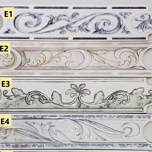 Listello Tile Mosaic Border Tumbled Kitchen Bath Wall Floor - Etsy