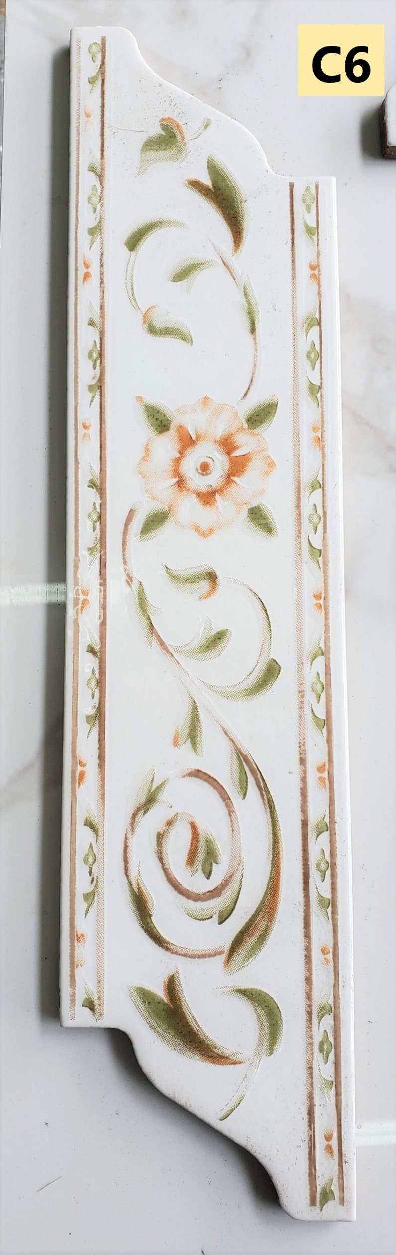 Listello Tile Mosaic Border Tumbled Kitchen Bath Wall Floor - Etsy