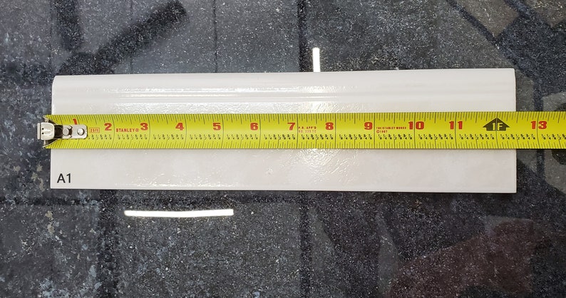 Baseboard-ceramic Tile- Trim Molding 3x12 (inches)-rodapie - Etsy
