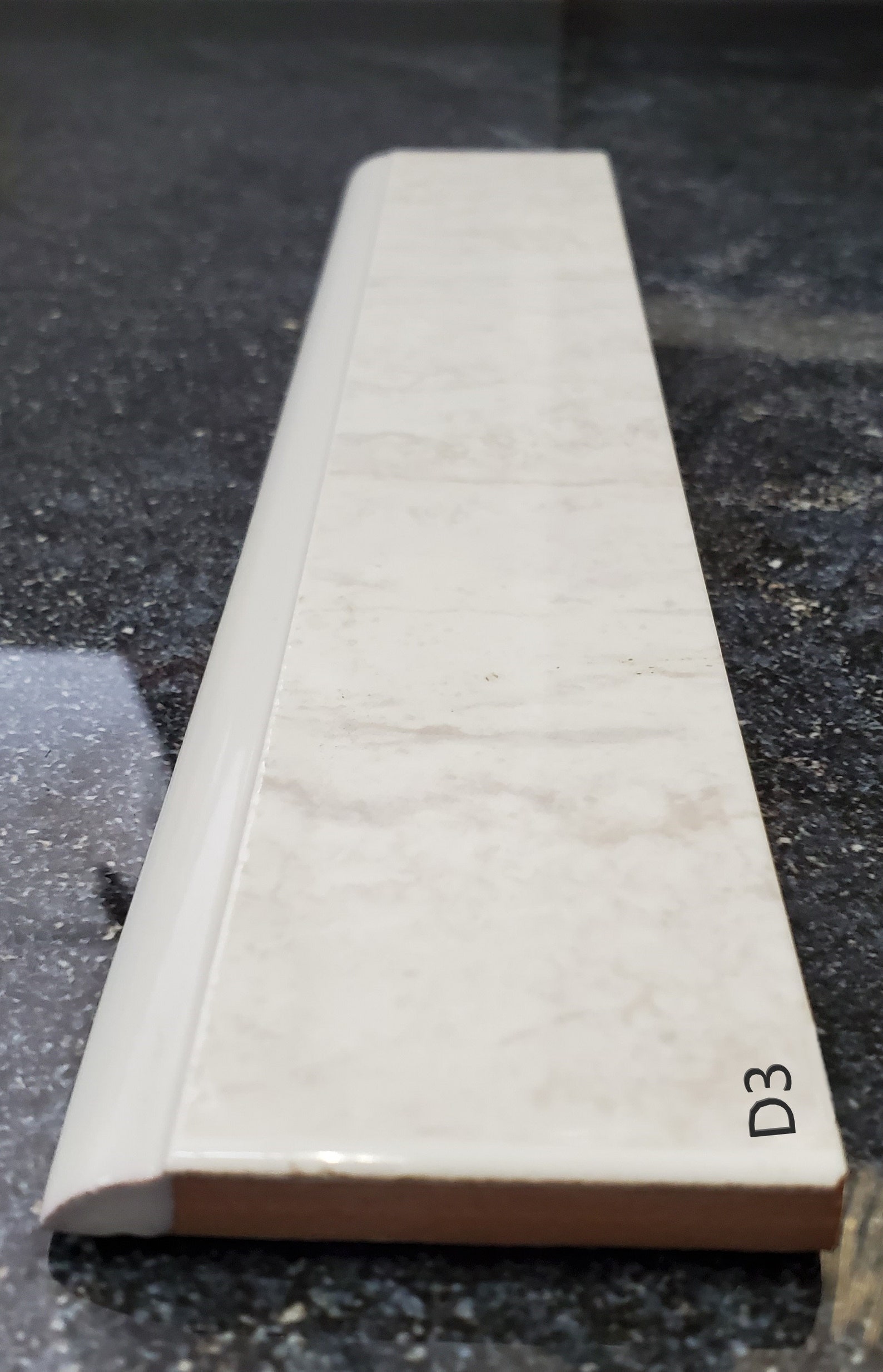 Bullnose -trim Molding 2" X 10"-ceramic Tile - Etsy