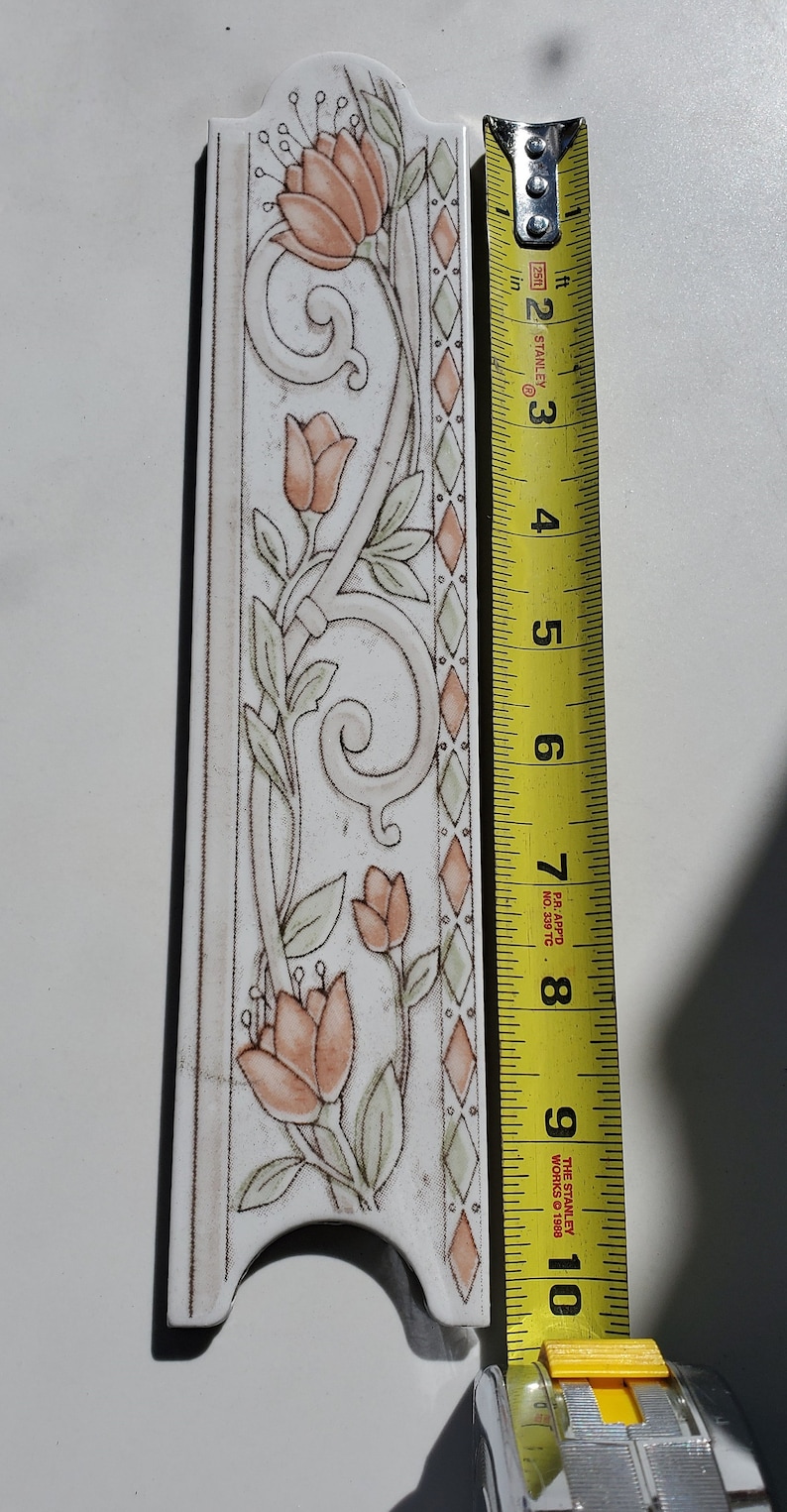 Decorative Ceramic Tile Trim 2.5 X10 Inches - Etsy