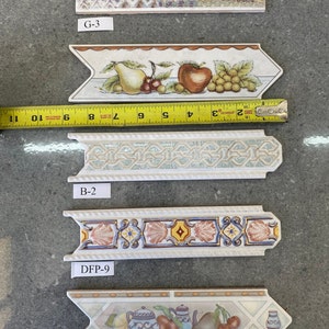 Trim Decos-insert Tile -backsplash Tile Ceramic (size 9x2.5 Inches ...