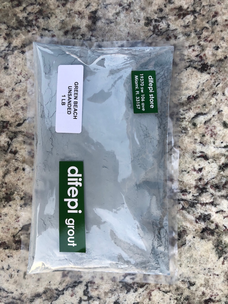 GREEN Grout- (sanded/unsanded Grout) Variety Pack 4 Colors- 4 Pounds ...