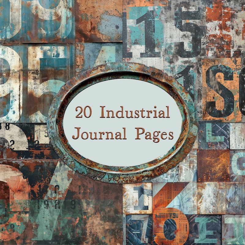 Distress Teal Letters - Etsy UK