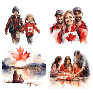 Canada Clipart - Canada Day Celebrations - Digital Download - PNG ...