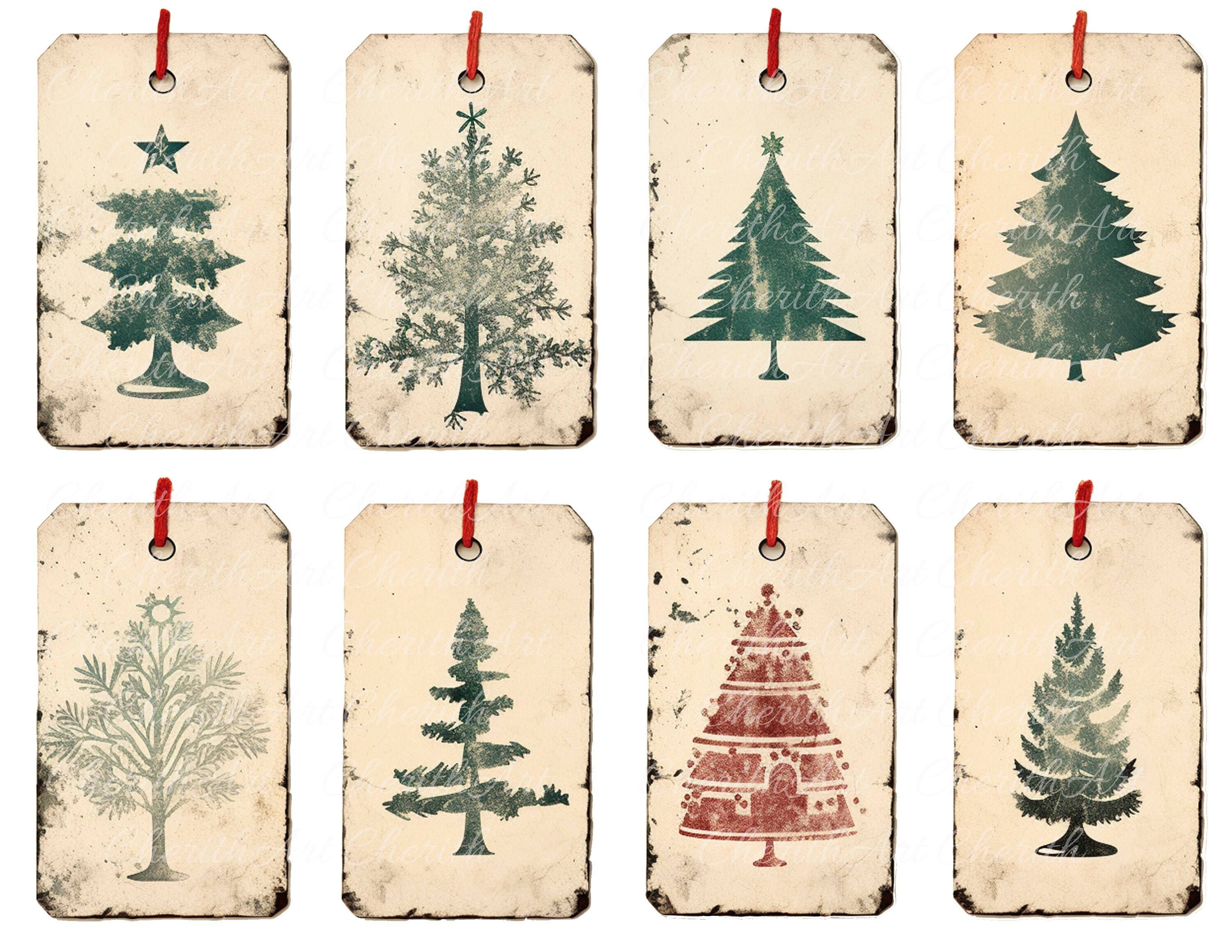 Christmas Grunge Journal Papers, Printable or Digital Seasonal ...