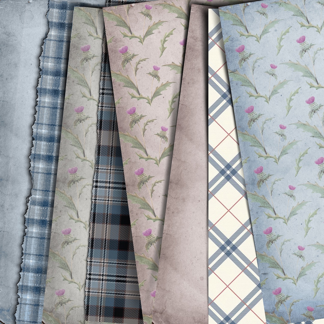 Printable Scottish Tartan Paper Pack – Highland Thistle Designs ...