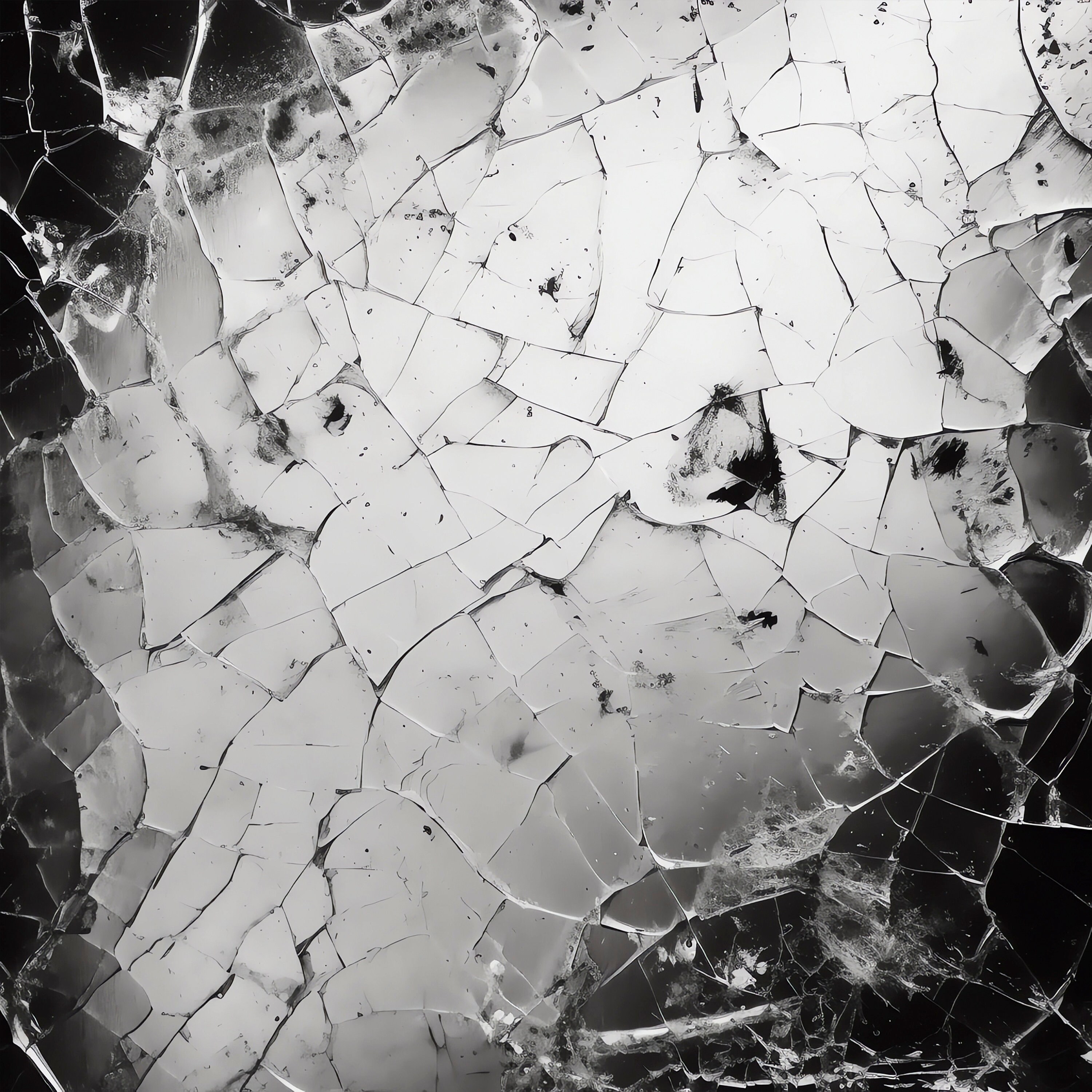 Grunge Texture Overlays, Shattered Glass Effect, Textured Digital Paper ...