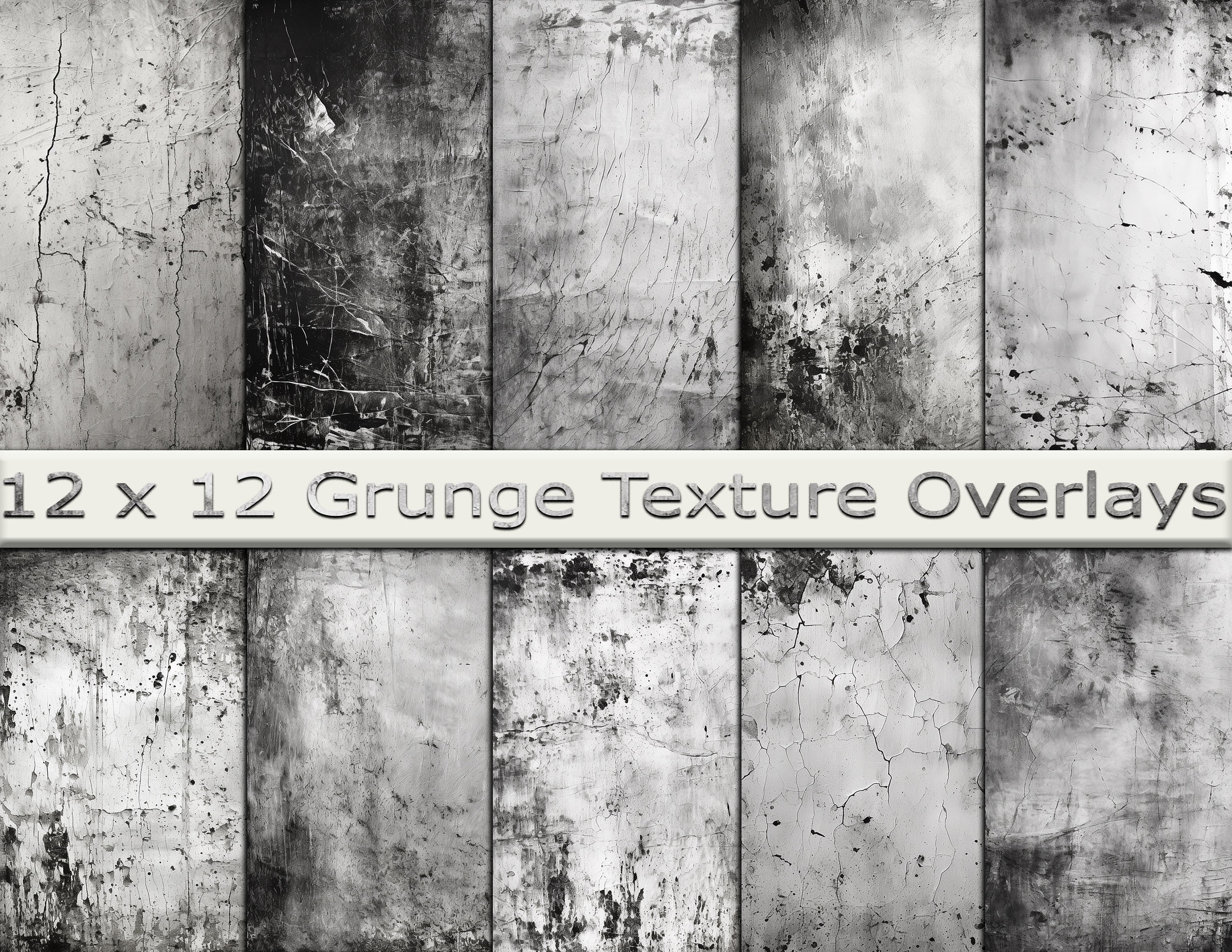 Grunge Texture Overlays Grunge Digital Paper Backgrounds Unlimited ...