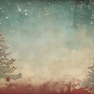 Christmas Grunge Journal Papers, Printable or Digital Seasonal ...