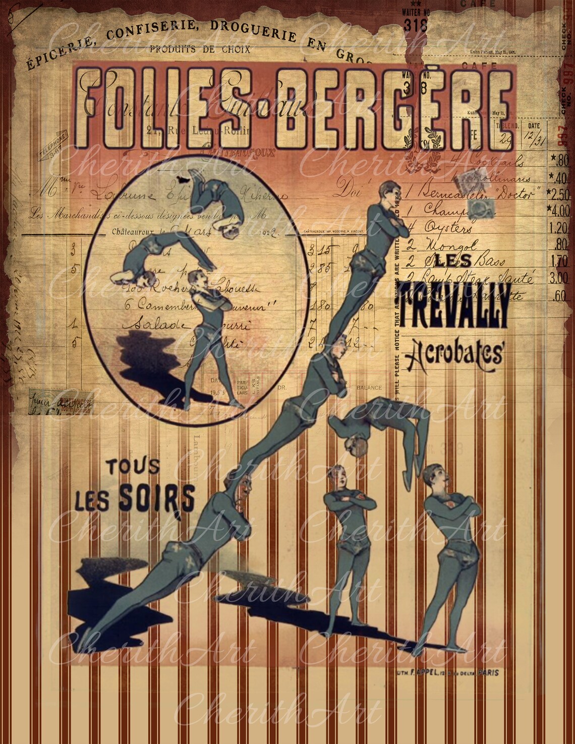 Fun and Whimsical Vintage French Circus Posters Printable - Etsy Canada