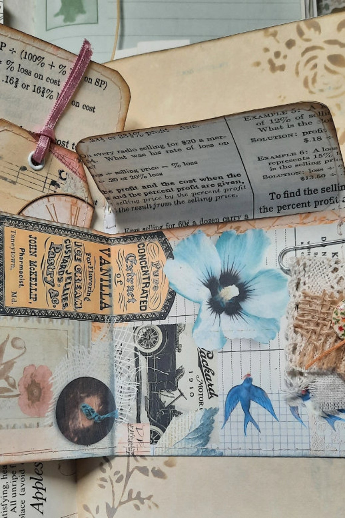 Collage Backing Papers Instant Digital Download, Printable, Digital Kit ...