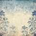 Grunge Damask Paper Pack – Faded Blue Scrapbook Paper (digital Download ...