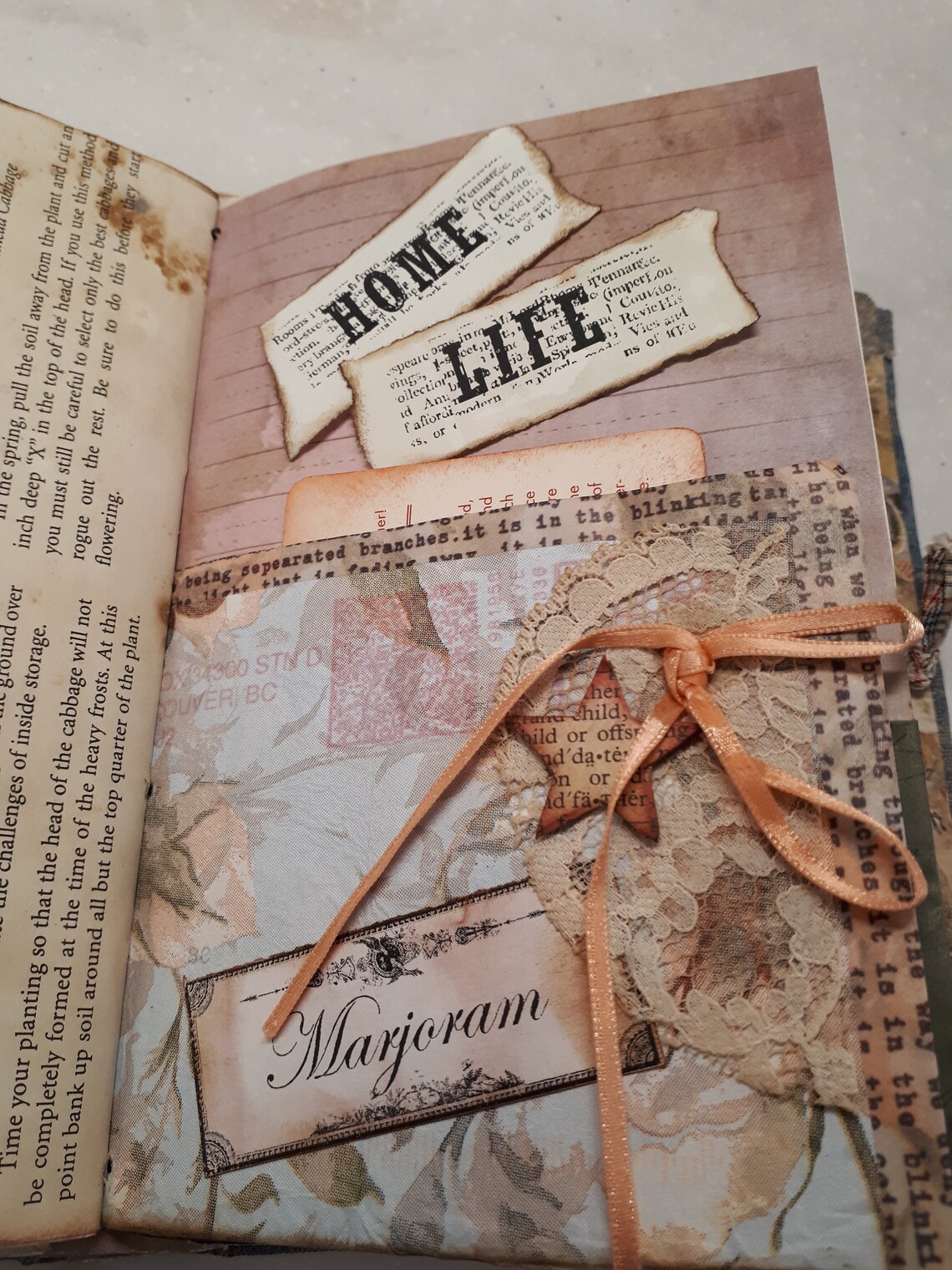 Newspaper Style Journal Inspiration Words - Etsy