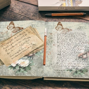Pretty Writing Paper in Mulitple Designs. Shabby and Romantic ...