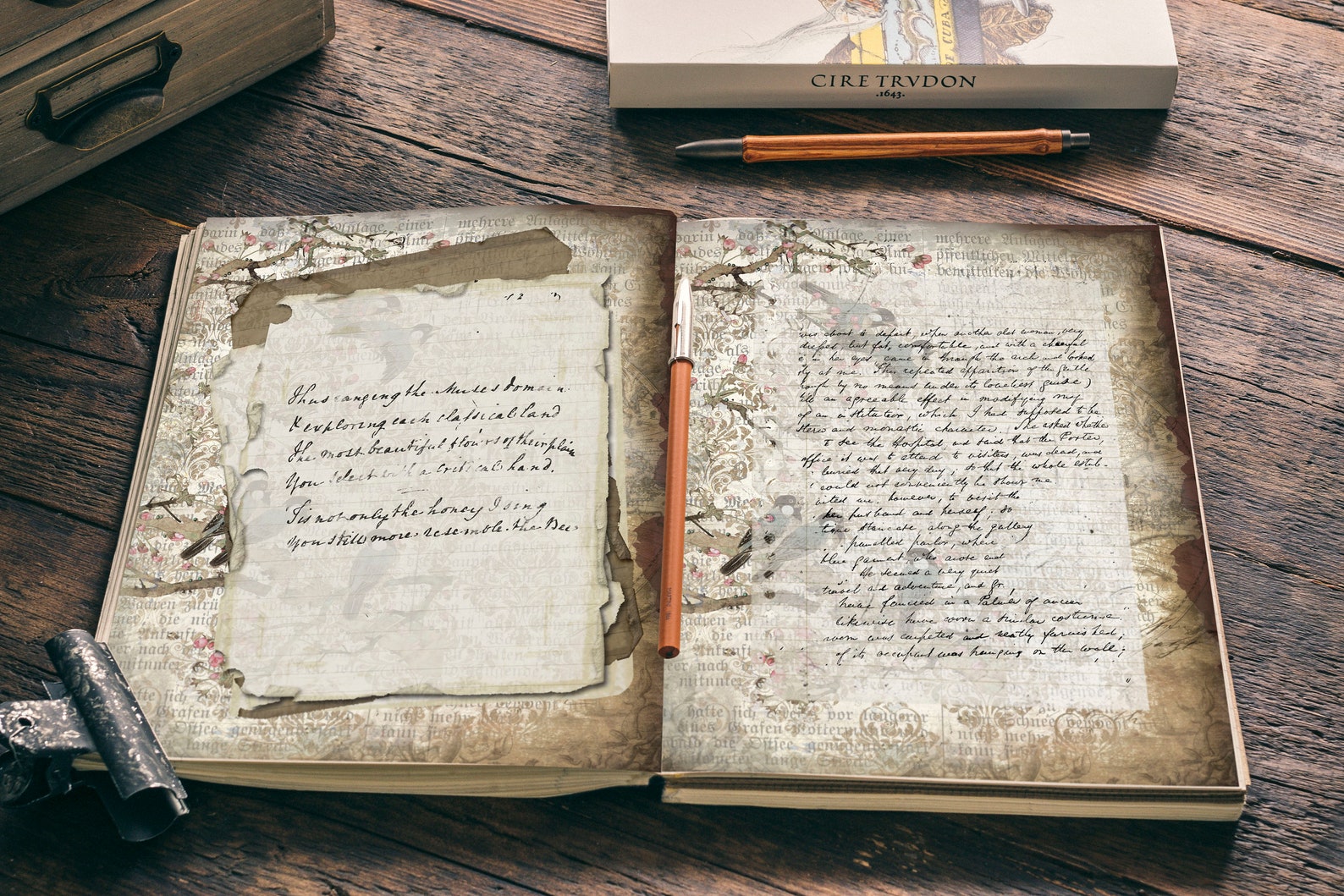 Pretty Writing Paper in Mulitple Designs. Shabby and Romantic ...