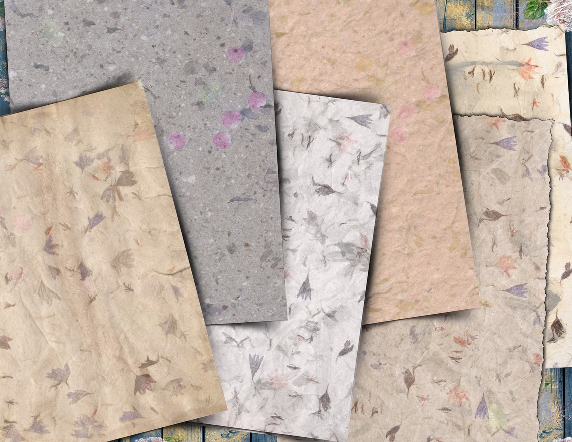 Faux Hand Made Printable Artisan Paper. 12x12 and 8.5 X 11 - Etsy