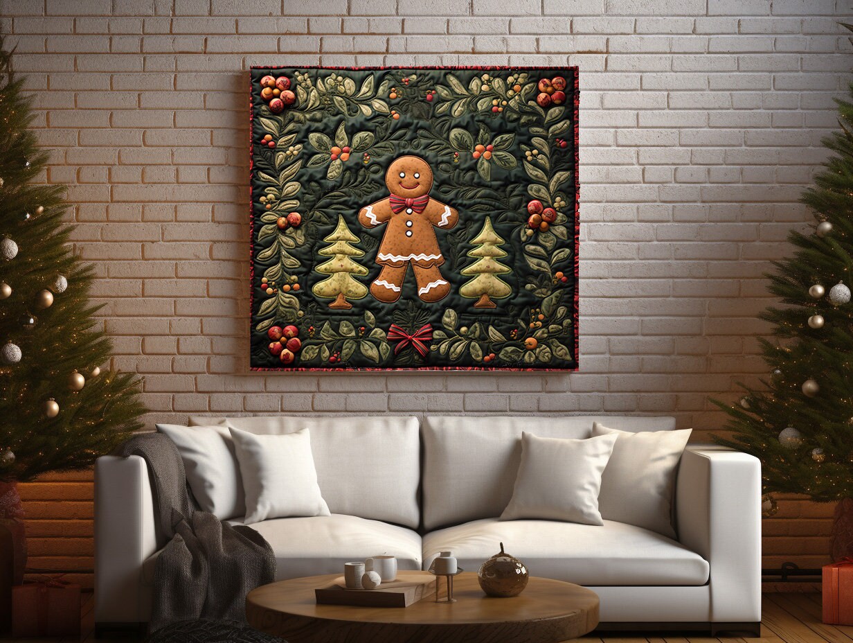 Cozy Christmas Quilt-inspired Paper-printable Festive Designs for DIY ...