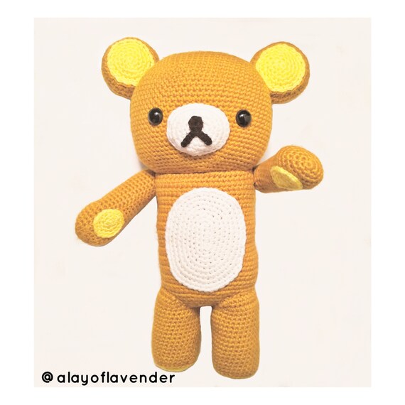 Crochet Pattern Rilakkuma Amigurumi Bear | Etsy