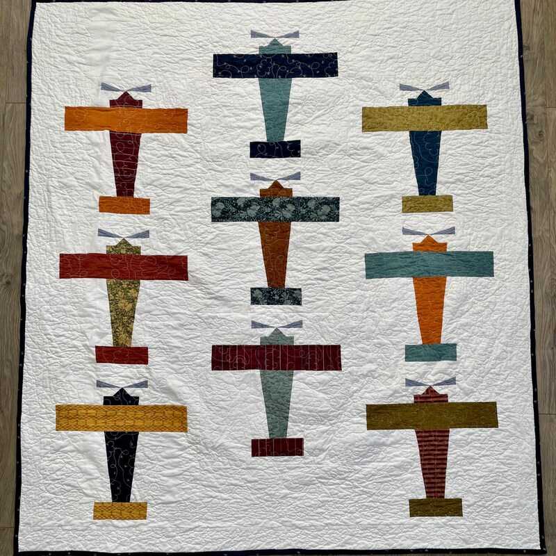 Airplane Quilt - Etsy