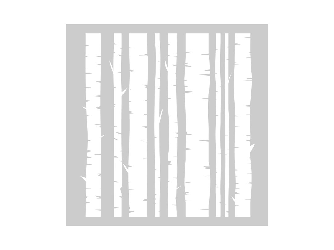 Birch Trees Stencil | Birch Trees Background Pattern Stencil | Birch Trees Cookie Stencil - Etsy