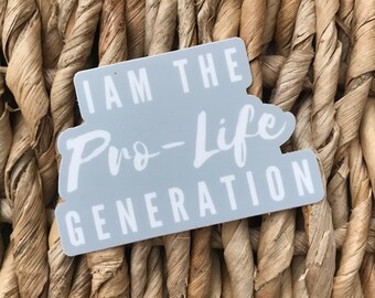 Pro Life Bumper Sticker - Etsy