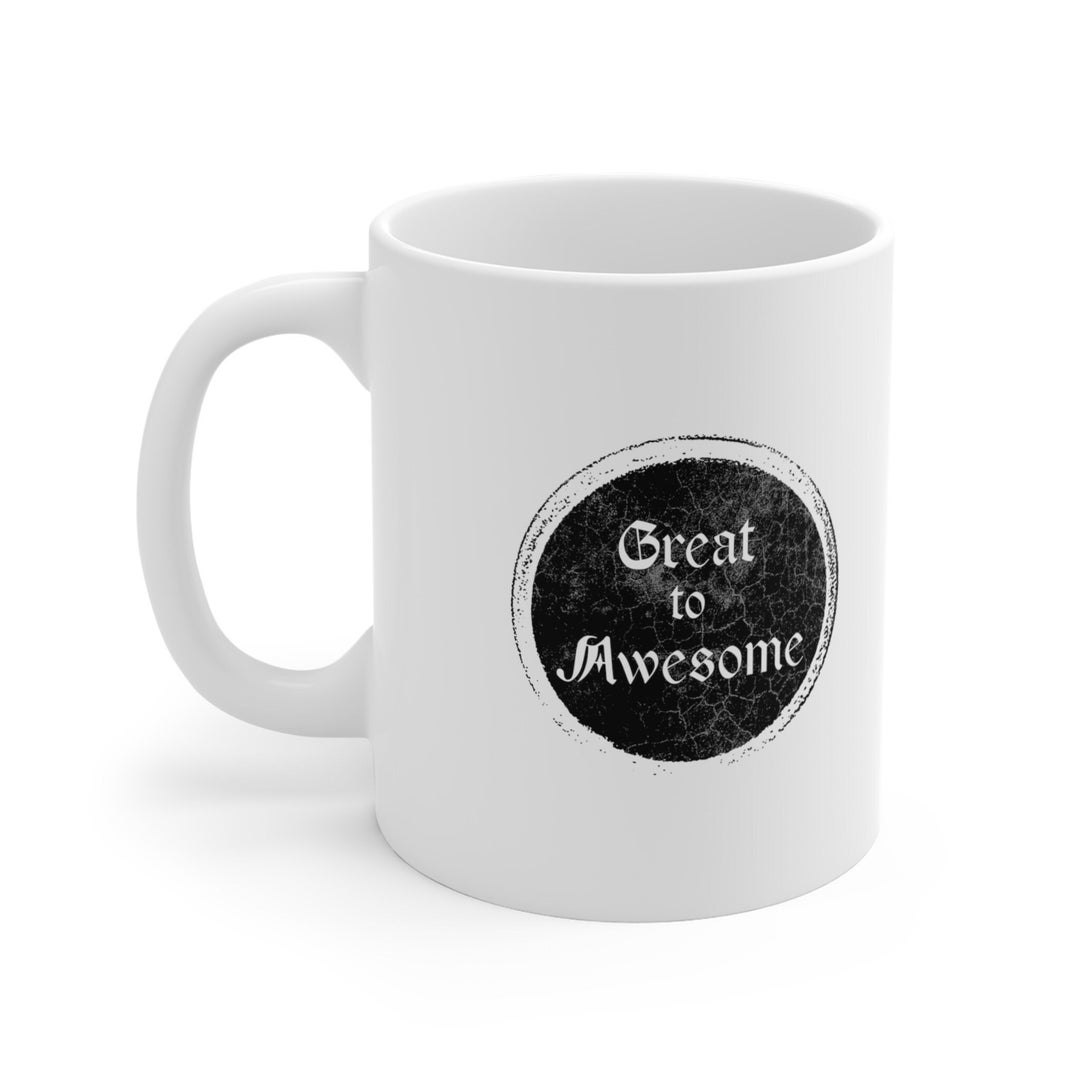 Great to Awesome Funny Pipe Organ Coupler Stop Knob Mug / Organist Gift ...