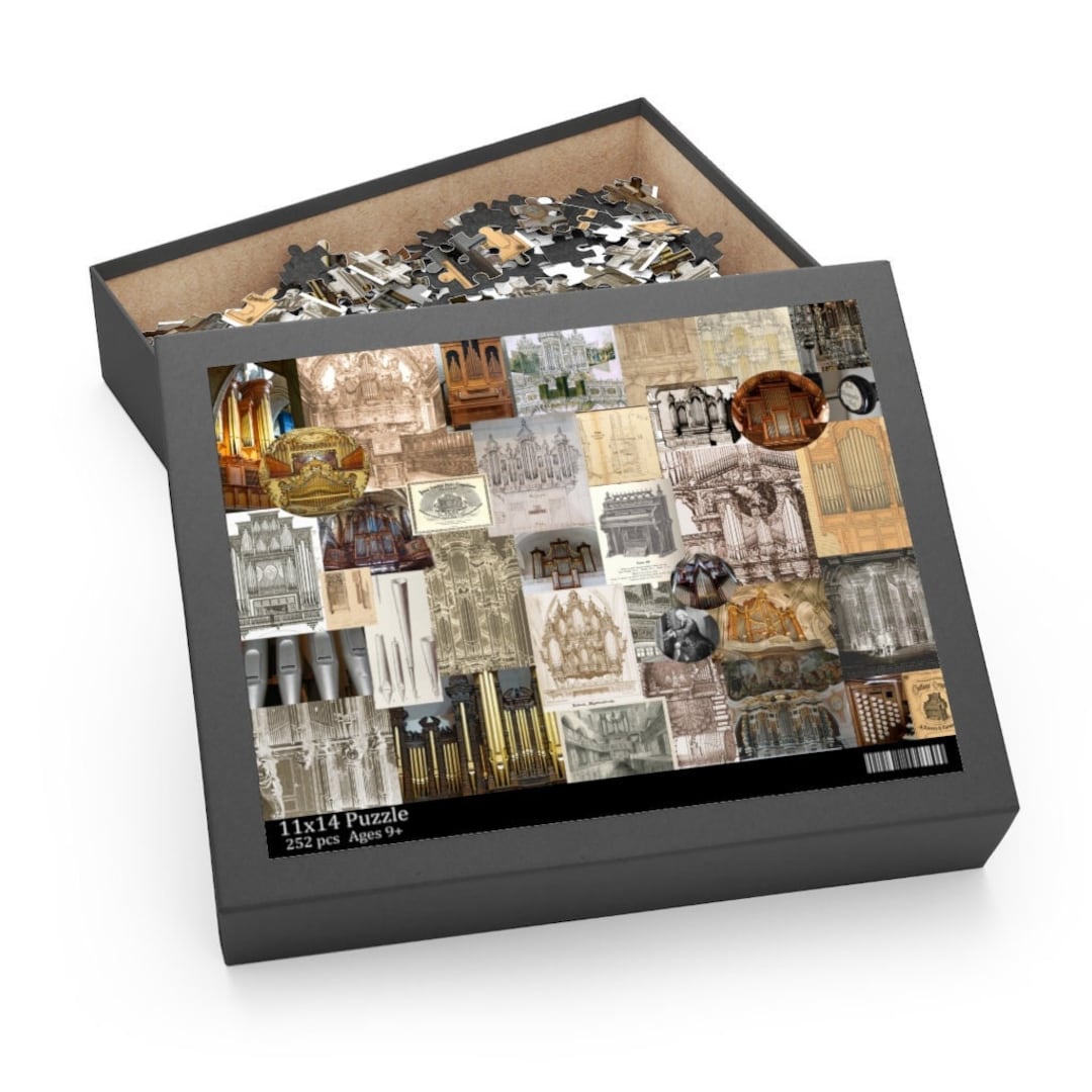 Pipe Organs of the World Collage Jigsaw Puzzle - 500 Pieces / Music ...